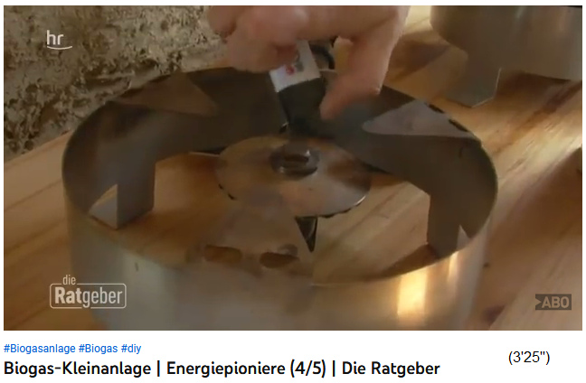 Biogasanlage Modell 1: mit Speichersäcken - von Katrin Putz (D)